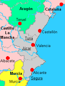 0219. Mapa Río Turia « BUÑOL
